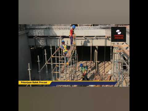 Proses Pelaksanaan Balok Precast & Plat HCS Pada Gedung Bertingkat ...