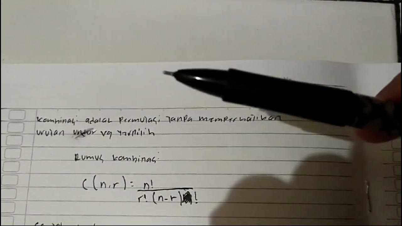 M ALIF SHAZWAN XI KMP 2B , Penjelasan tentang perbedaan permutasi dan ...