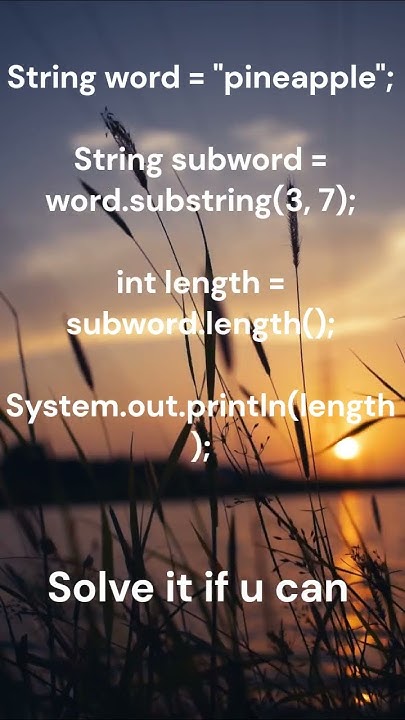 Can u solve the output? Strings and string functions | Java coding #codemastery #codingpuzzle ...