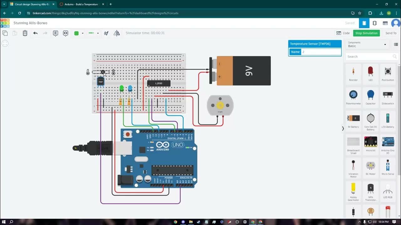 Build a Temp Sensor Arduino - YouTube