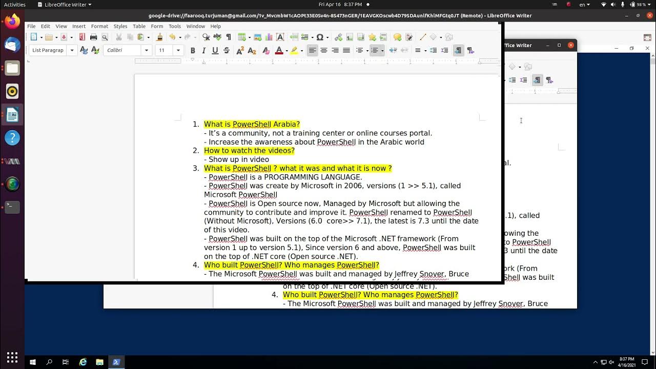 Powershell بالعربي Introin Arabic Youtube