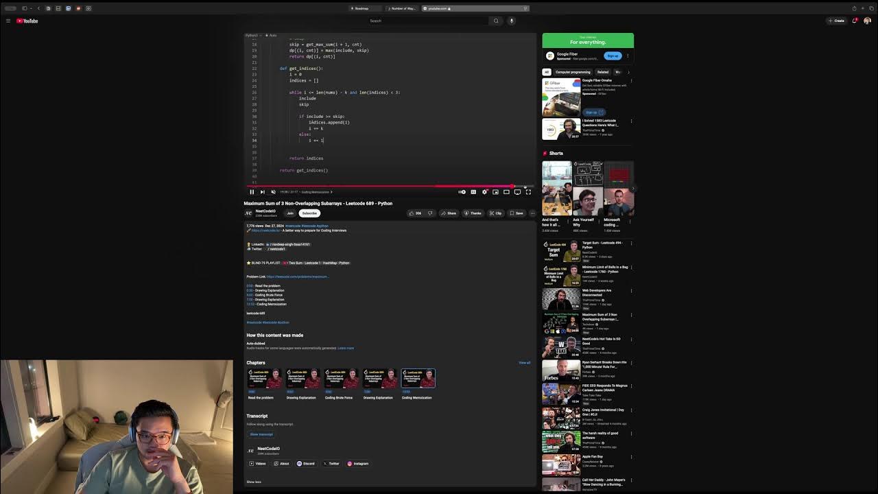 Leetcode Stream | Day 99 Part 2 - YouTube