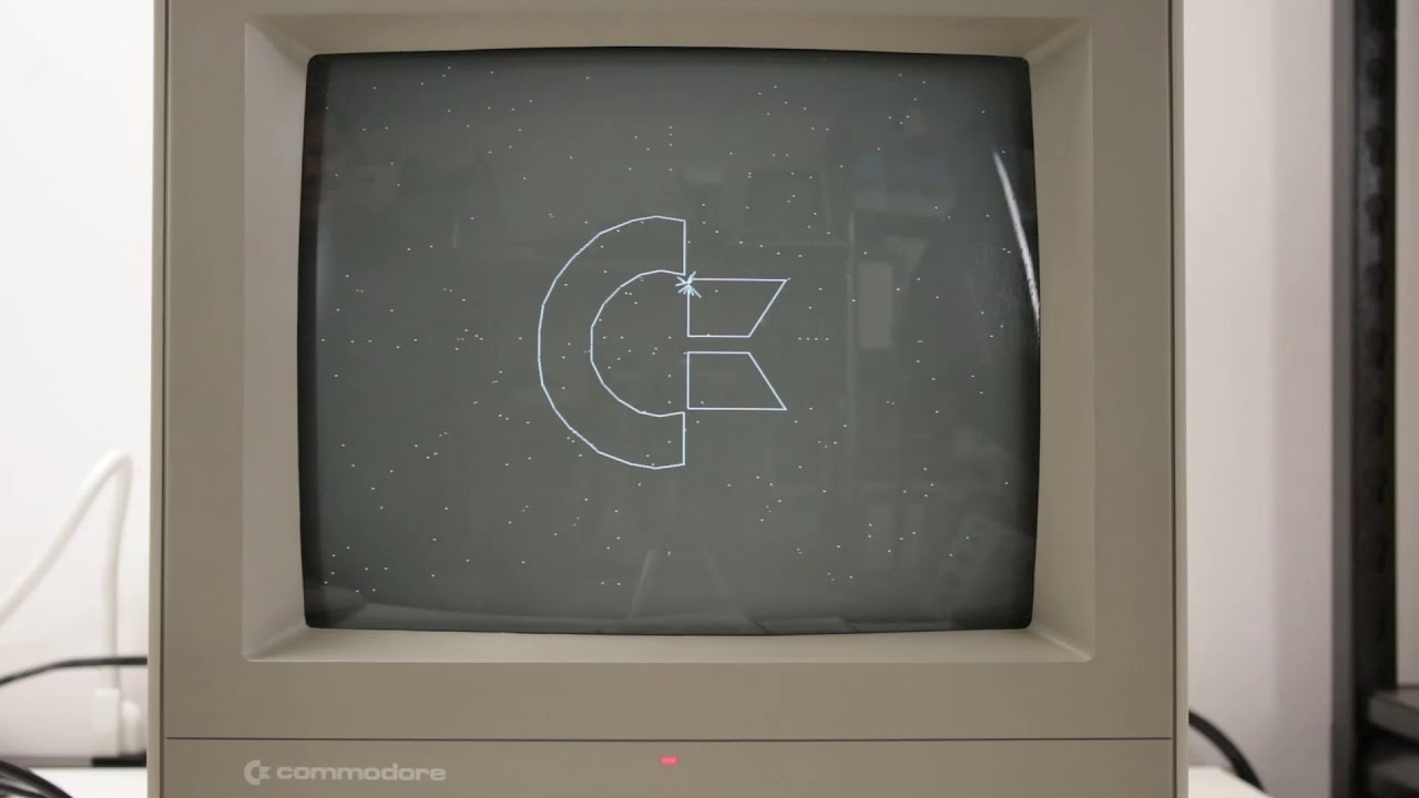 Commodore 900 "chicken soup" demo - YouTube