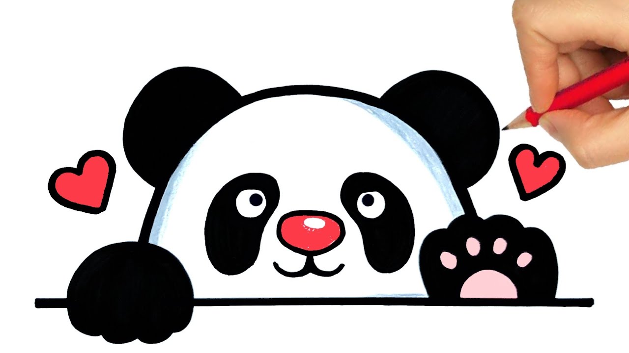 COMO DIBUJAR UN PANDA - YouTube