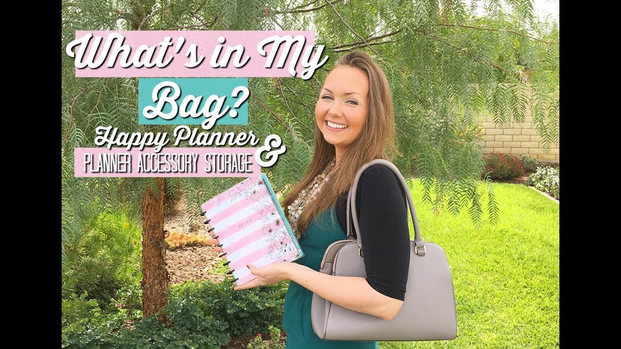 What's in My Bag | Happy Planner and Planner Supplies Storage - YouTube
