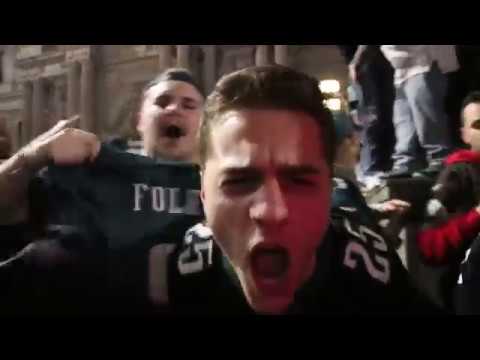 Philadelphia EAGLES Street Riots | NFC Champions - YouTube