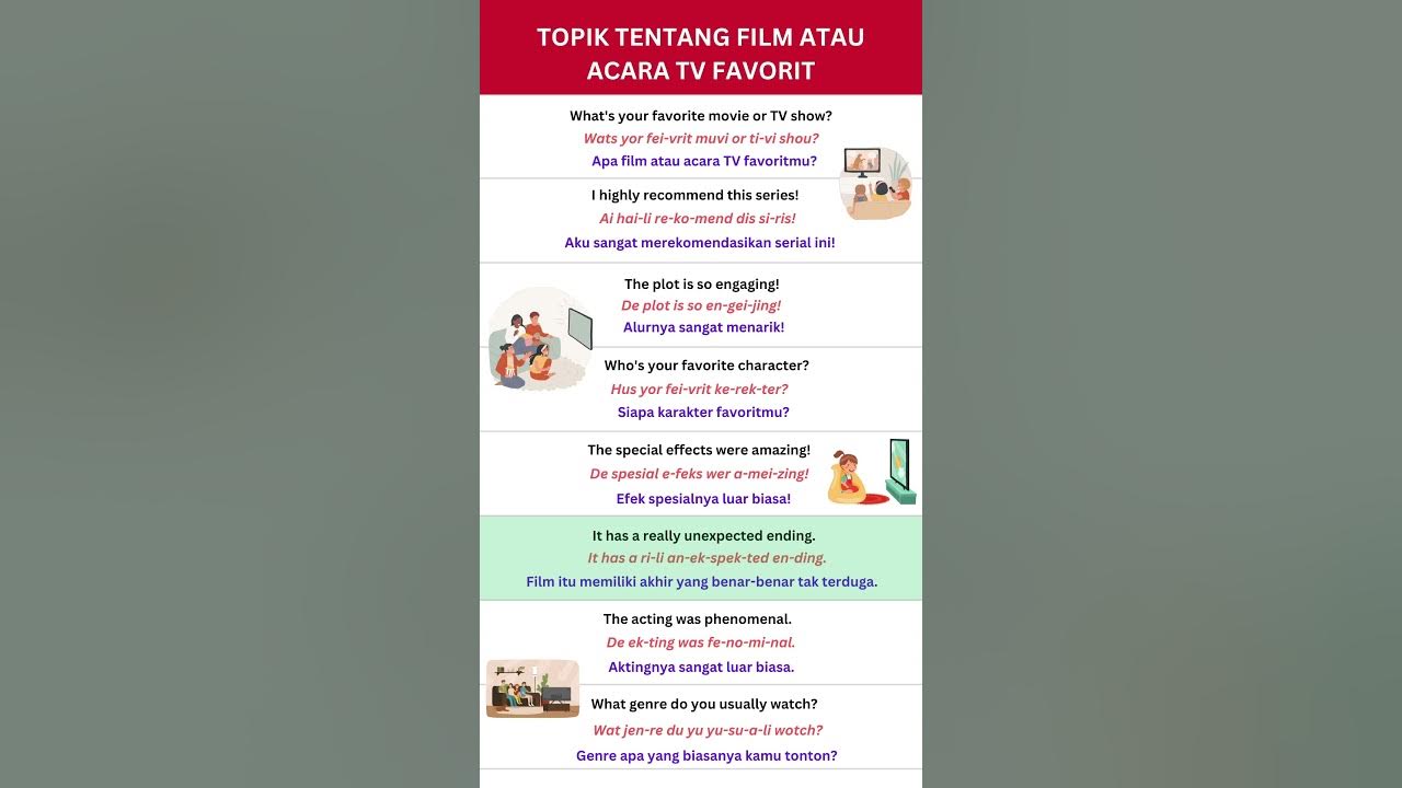 🔴TOPIK YANG MEMBAHAS FILM ATAU ACARA TV FAVORIT - YouTube