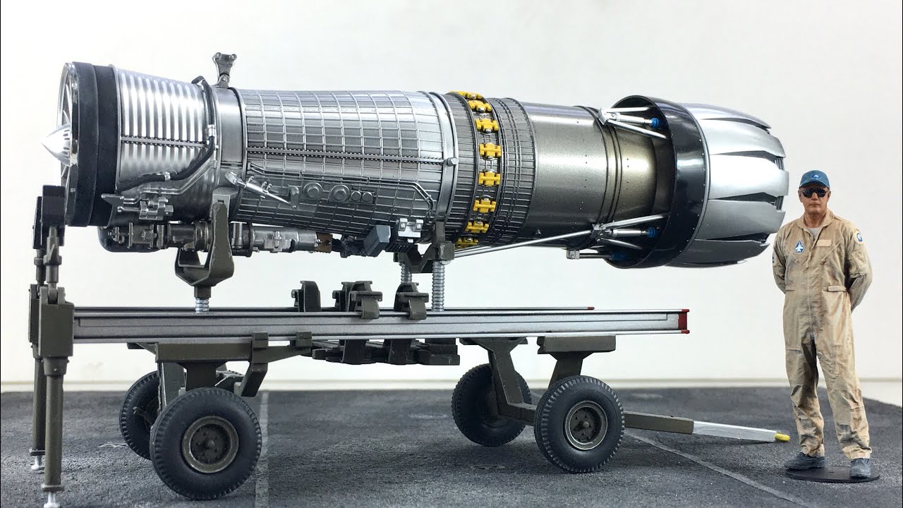 F-110 ENGINE 1/32 for F-16 - YouTube