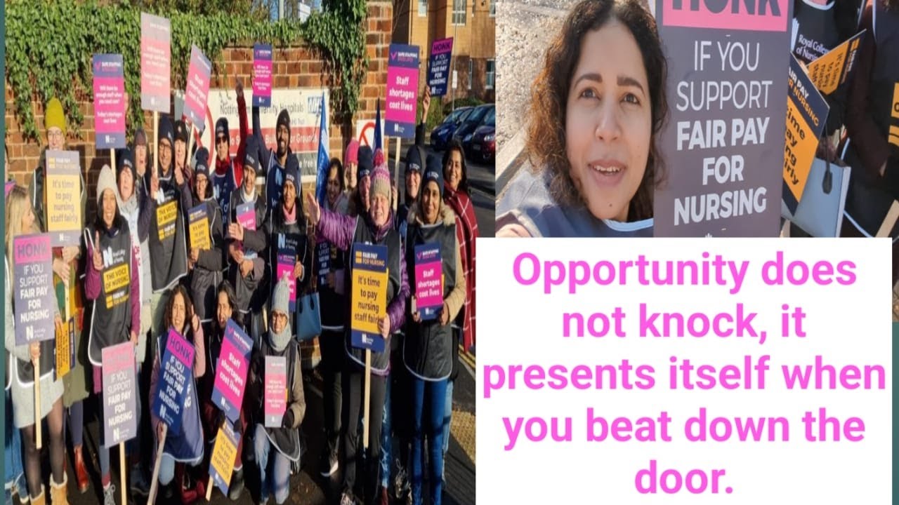 England Nurses on Strike With RCN | Fair pay + Safe Staffing - YouTube