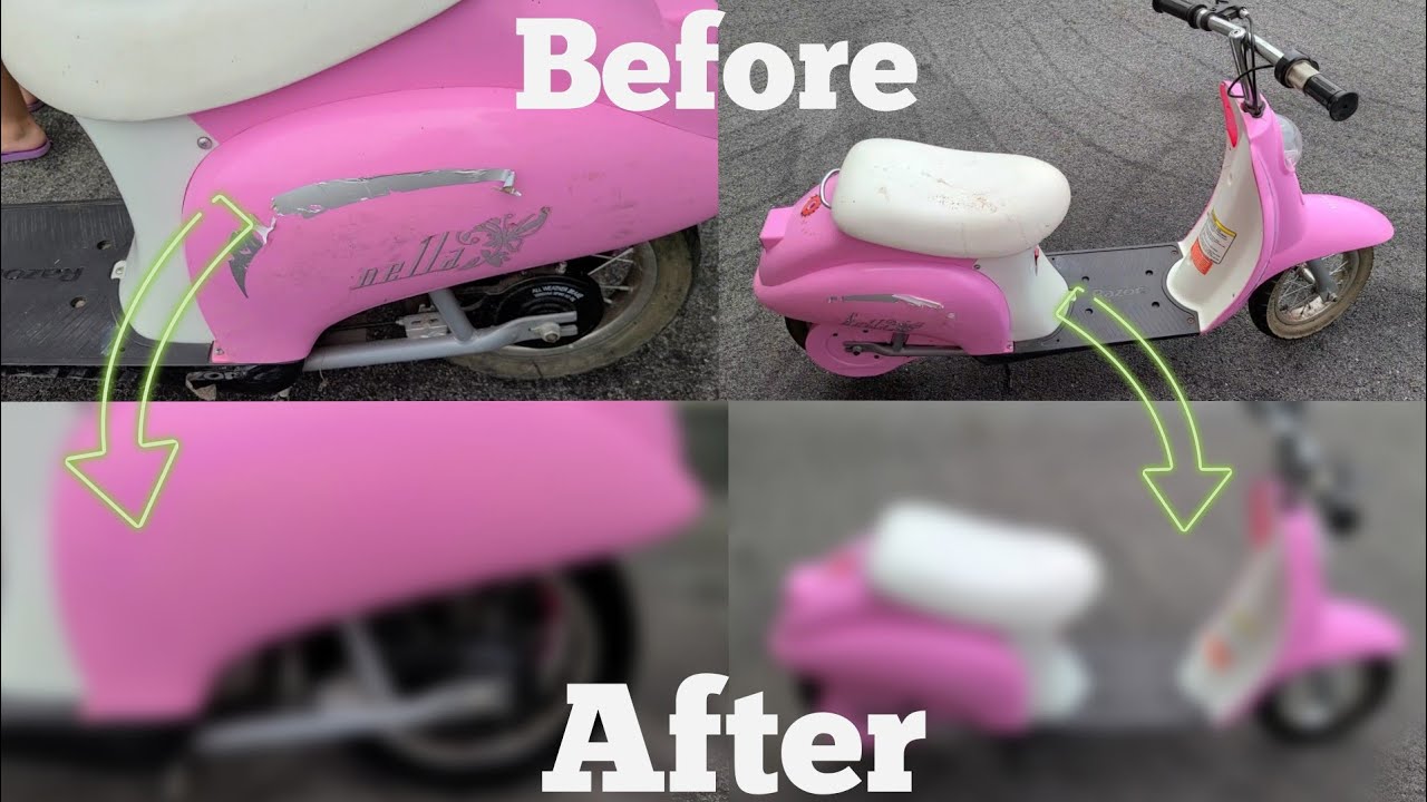 Razor Pocket Mod Cleaning and Riding || Before and After!! - YouTube
