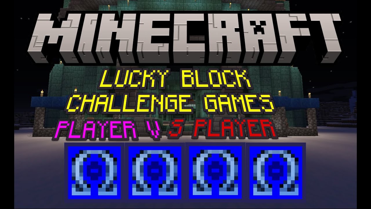 Minecraft PLAYER VS PLAYER Lucky Block Mod Modded Mini Game - YouTube