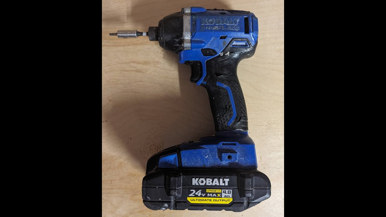 Tool Review: Kobalt 24 volt Impact Driver - YouTube