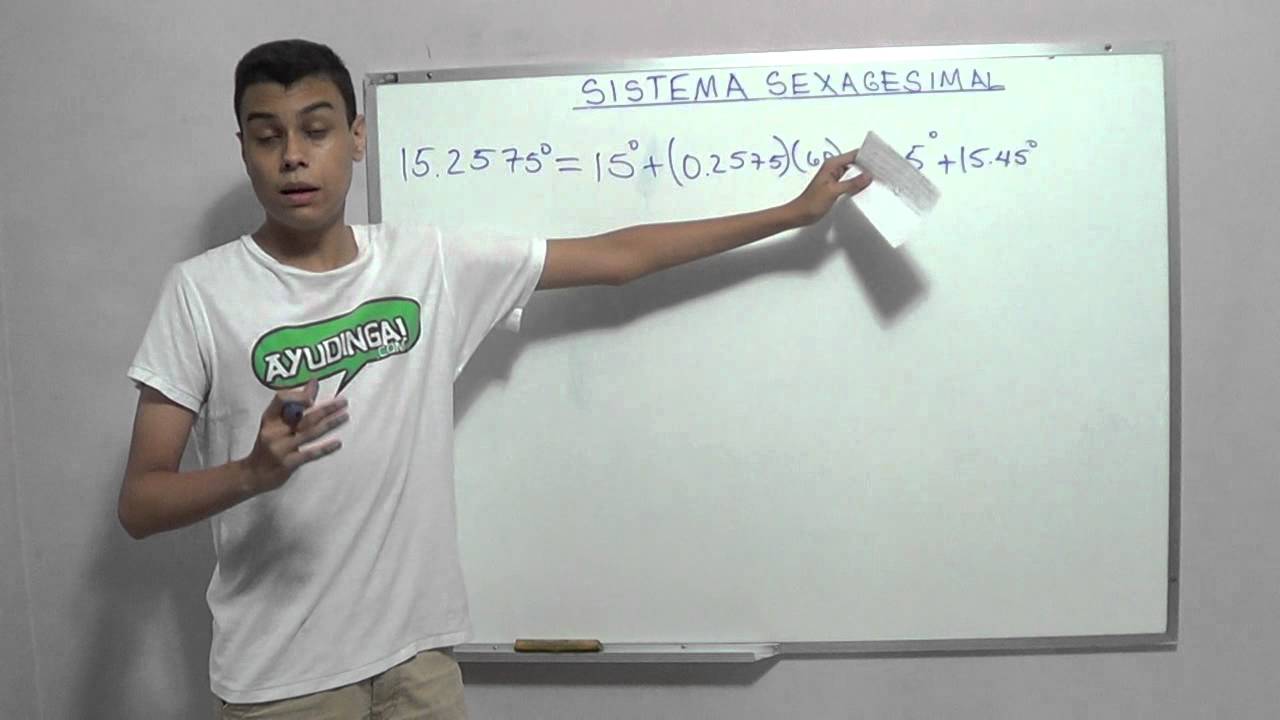 Convertir de grados decimales a grados, minutos y segundos - YouTube