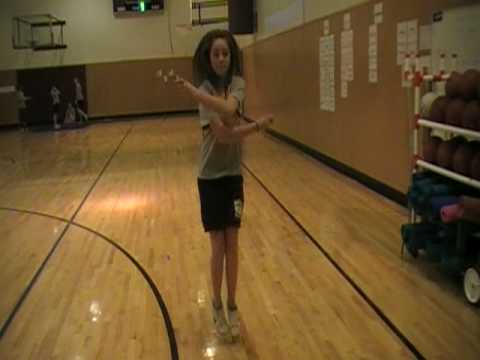 Behind the Back Cross - YouTube