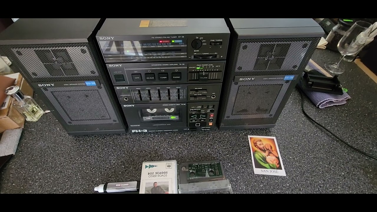 Sony FH-3 Compact Hi-Fi Component System | Playing Cassette - YouTube
