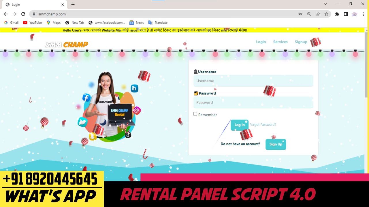 How to creat Smm panel || Rental panel script for free | Perfect Smm ...