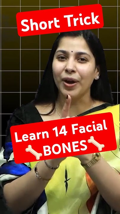Learn 14 Facial Bones with Short Trick 🦴🤯OMG! This Trick Works! Quick ...