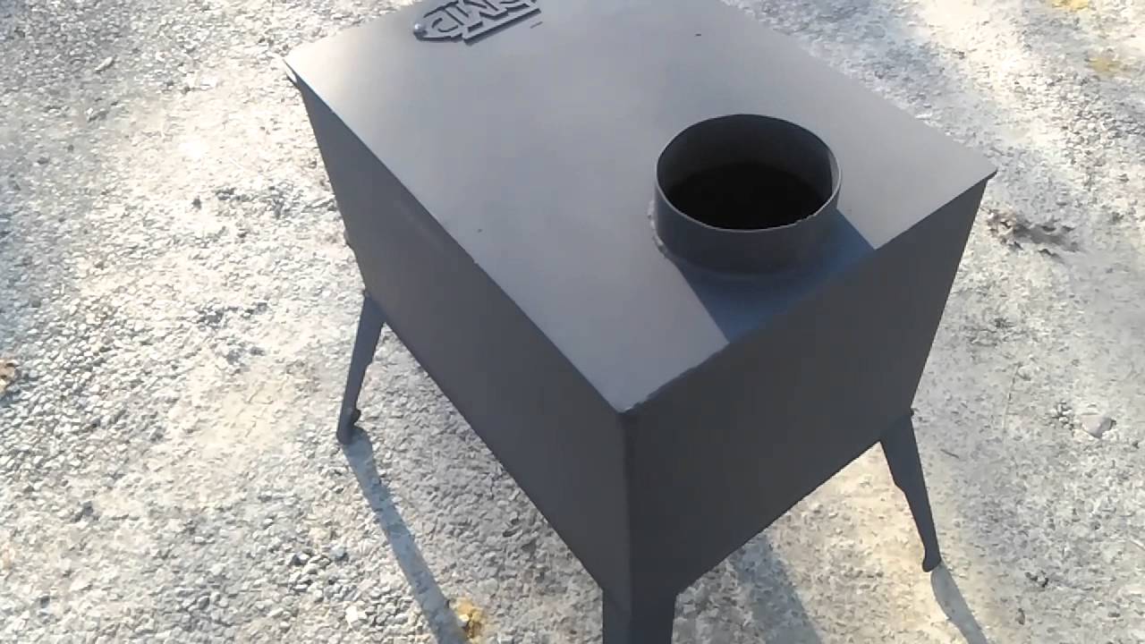 Custom Metal Projects Small Stove - YouTube