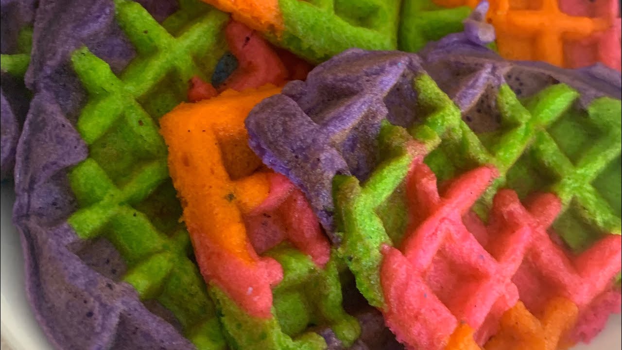Tye Dye Waffles - YouTube
