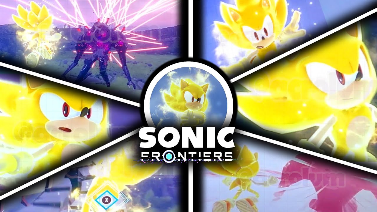 Super Sonic VS GIGANTO Boss Fight And Cutscenes Sonic Frontiers - YouTube