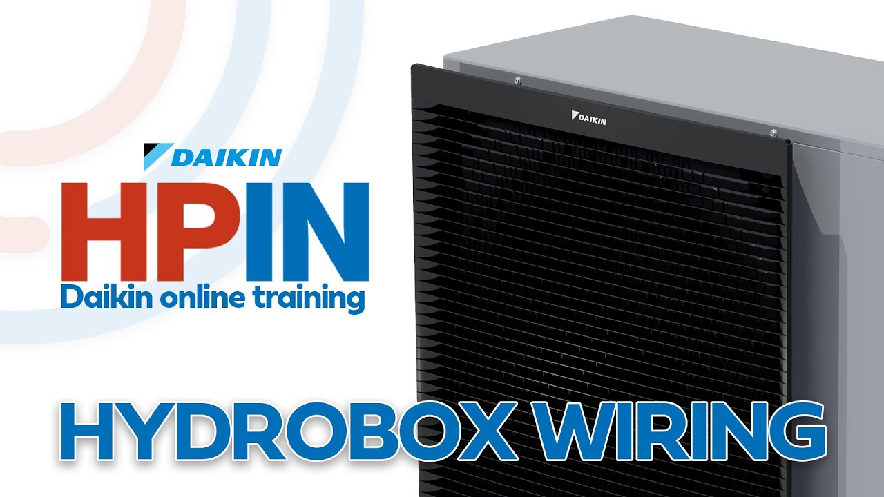 Hydrobox wiring - Daikin training - YouTube