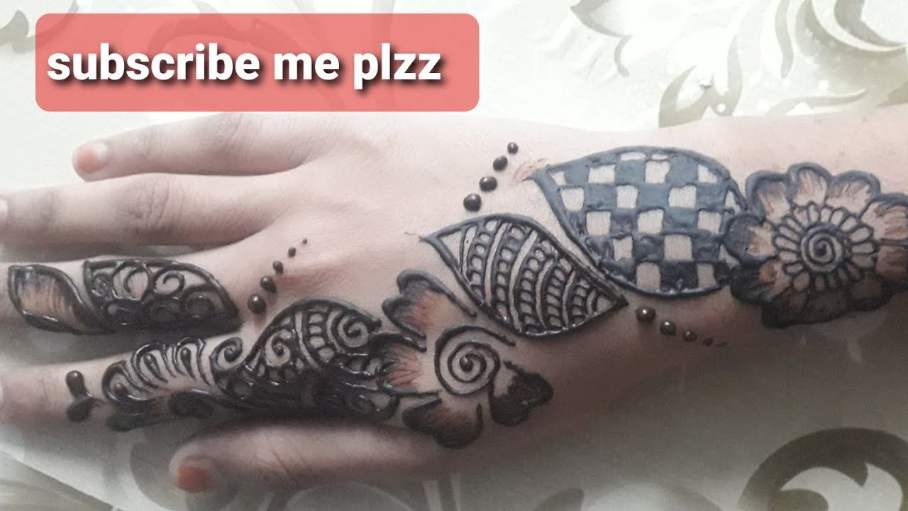 simple bel mahendi design!latest mahendi design 🌹💖💗#latest #simple # ...