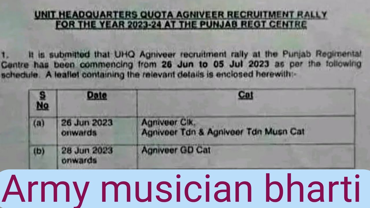 Army musician bharti Ramgarh all india open। army Bharti Ramgarh ke ...