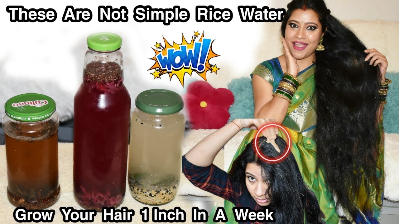 Use These 3 Types Of Fermented Rice Water And Rice Hair Mask For ...