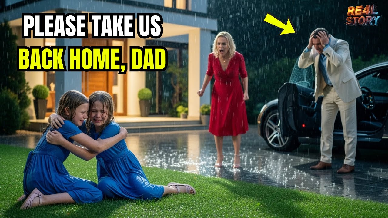 Wealthy Father Came Home Unannounced — His Twin Girls Were Left Outside ...