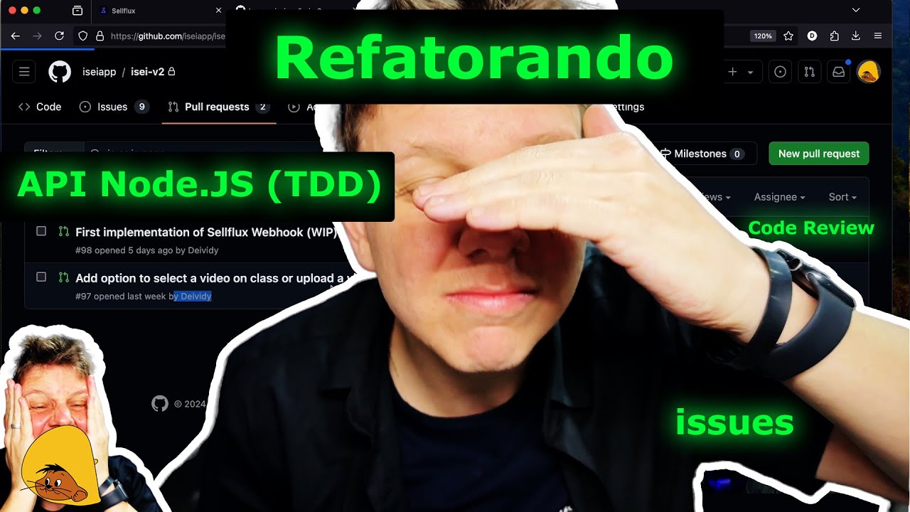 Refatorando código em Node.js após review de tech lead - YouTube