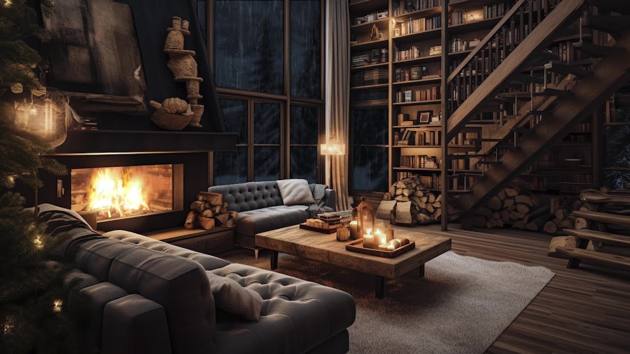 Peaceful and Tranquil Atmosphere with Soothing Sounds of Rain and ...