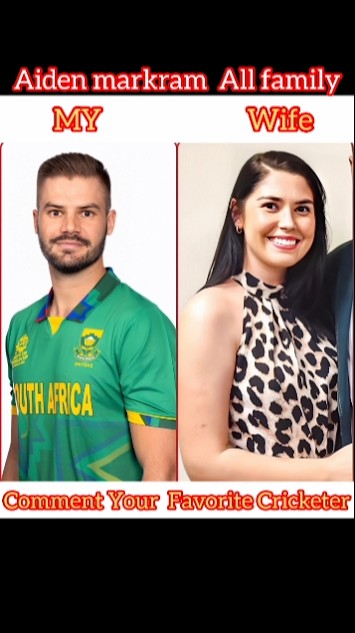Aiden markram Family 👪 Cricketer 🤩😍😘same look 🥰 #youtubeshorts#cricket ...