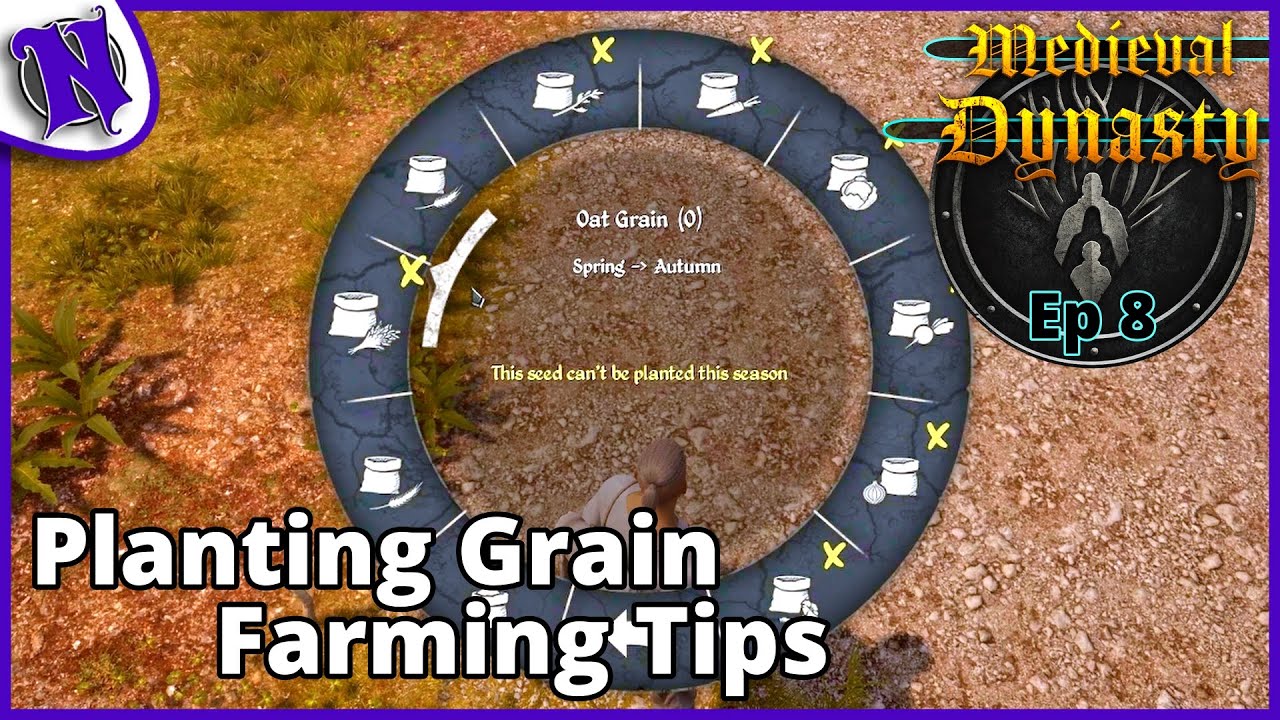 How to Farm MEDIEVAL DYNASTY GAMEPLAY The Oxbow Ep8 - YouTube