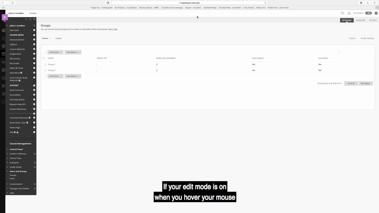 How to See a Complete List of Members in Blackboard Groups - YouTube