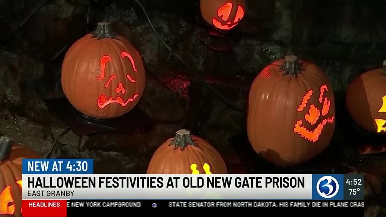 Halloween festivities at Old New-Gate Prison - YouTube