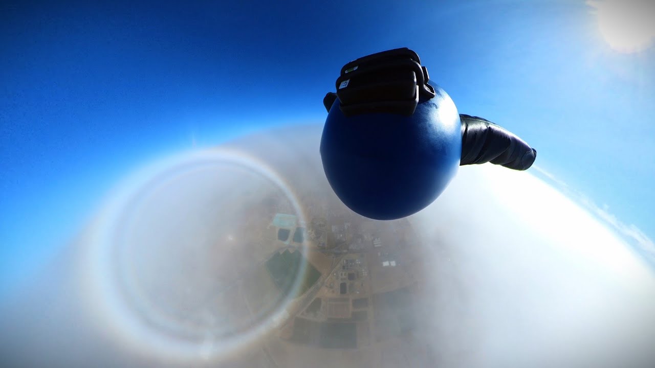 Circular Rainbow Skydive - YouTube