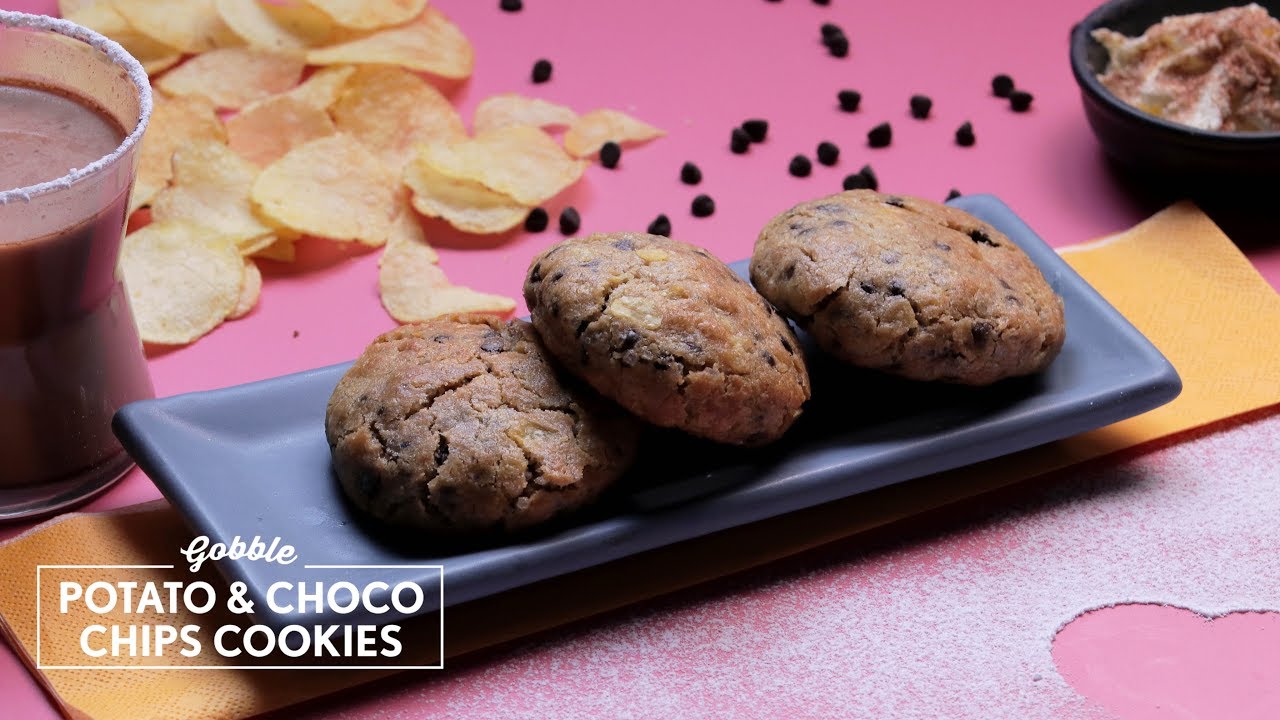 Gobble | Choco & Potato Chip Cookie | How to Bake Cookies At Home - YouTube