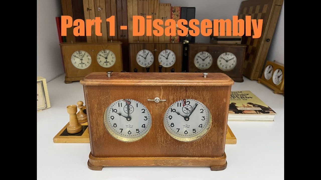 Soviet Chess Clock from 1951 - Part 1 disassembly - YouTube