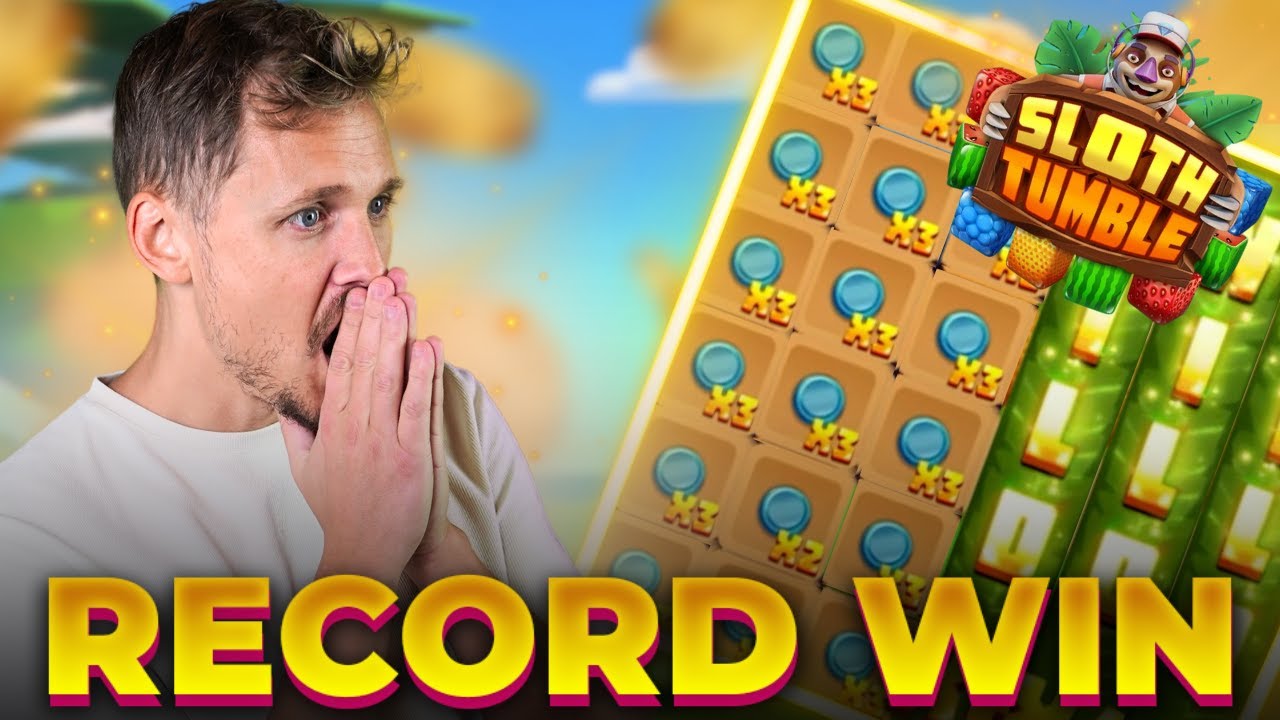 INSANE BIG WIN ON SLOTH TUMBLE - RECORD WIN - WITH CASINODADDY 🦥🔥 - YouTube