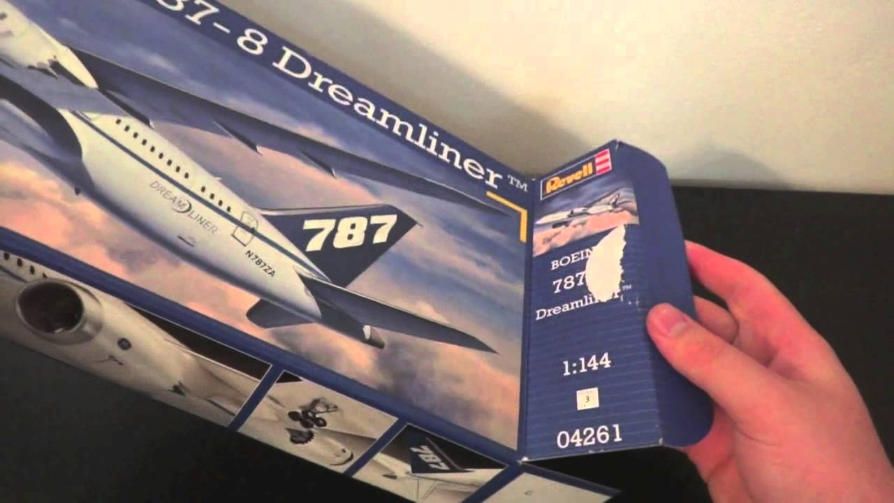 Boeing 787 Dreamliner Revell Unboxing - YouTube
