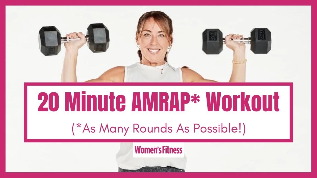 20 Minute AMRAP (As Many Rounds As Possible) Workout - Full Body Burn ...