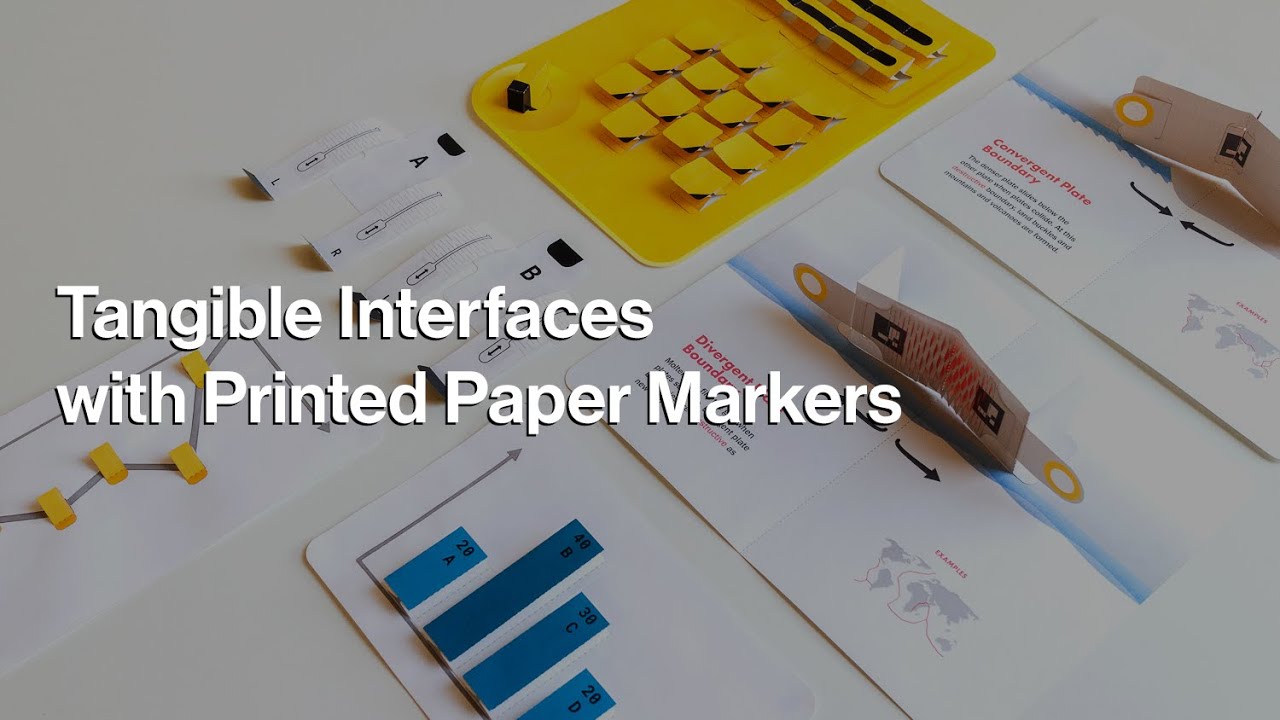 Tangible Interfaces with Printed Paper Markers (Trailer) - YouTube