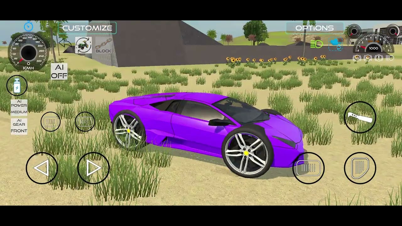 Masini Lamborghini Aventador cu roti de tractor de condus offroad - YouTube