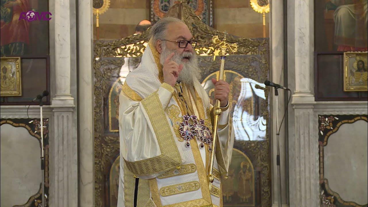 عظة البطريرك يوحنا العاشر في القداس الإلهي بمناسبة عيد رقاد السيدة