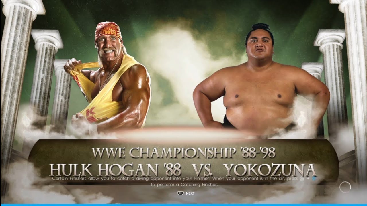 Hulk Hogan vs Yokozuna WrestleMania 9. WWE 2K22 - YouTube