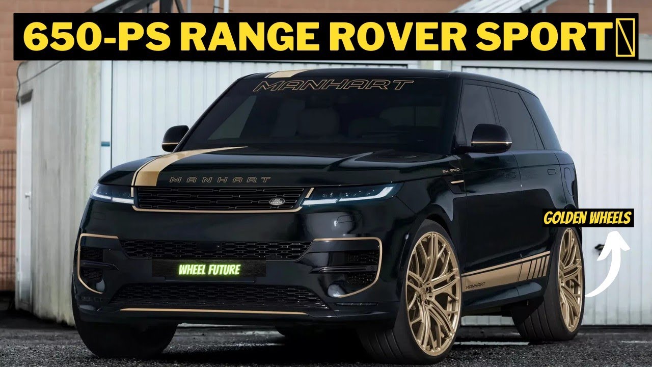 Manhart announces a 650-PS Range Rover Sport with golden wheels🤯# ...