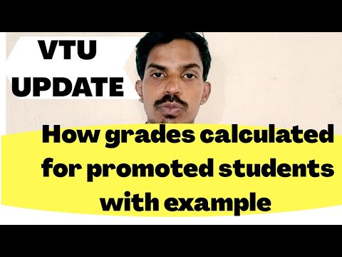 VTU UPDATE : HOW TO CALCULATE GRADE OF PROMOTED STUDENTS - YouTube