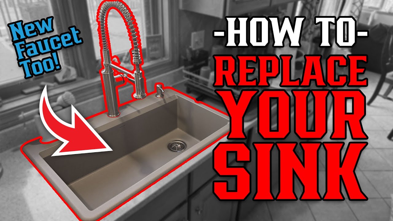 How To Install a Kitchen Sink | DIY Easy Replacement - YouTube