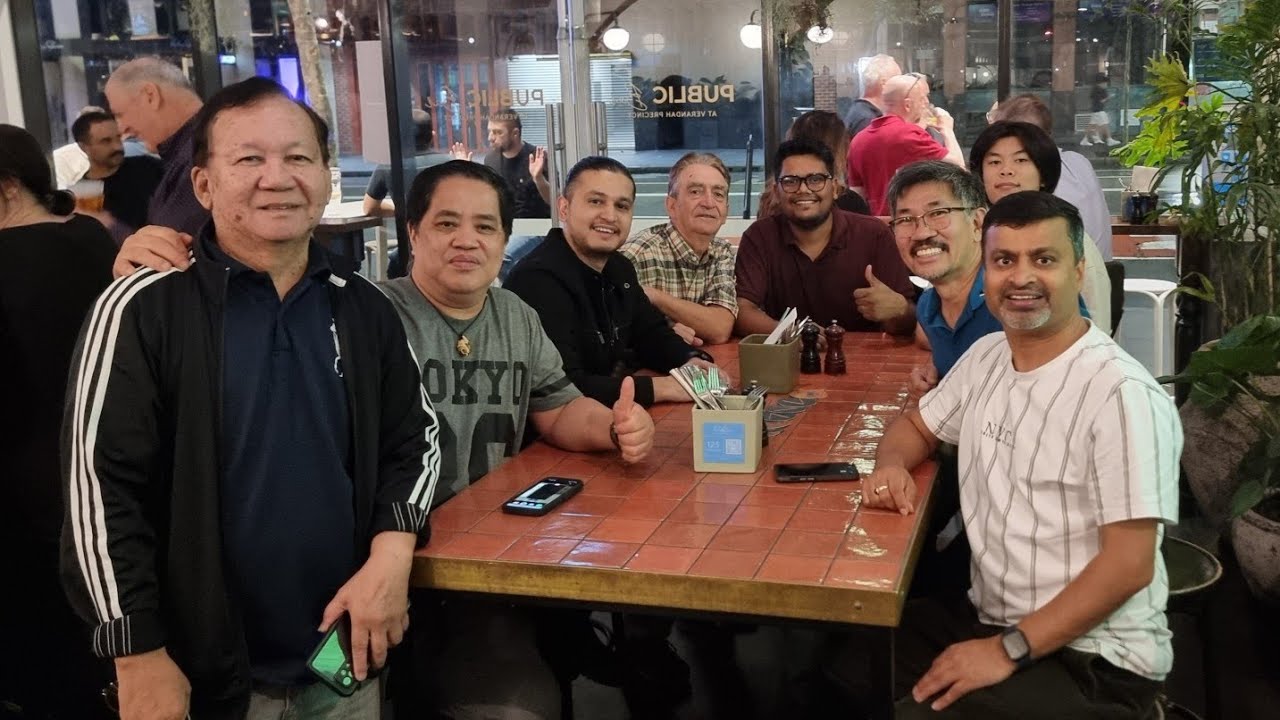 Colleagues' Friday night gathering - YouTube