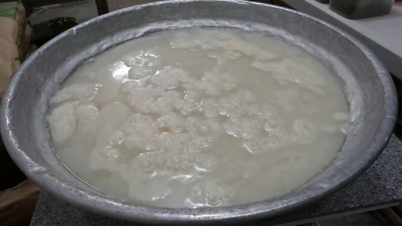 kue raksasa tradisional Korea -korean street food - YouTube